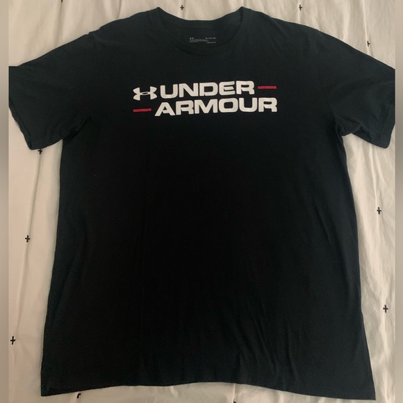 Under Armour | Shirts | Mens Black Under Armour Workout Tshirt | Poshmark